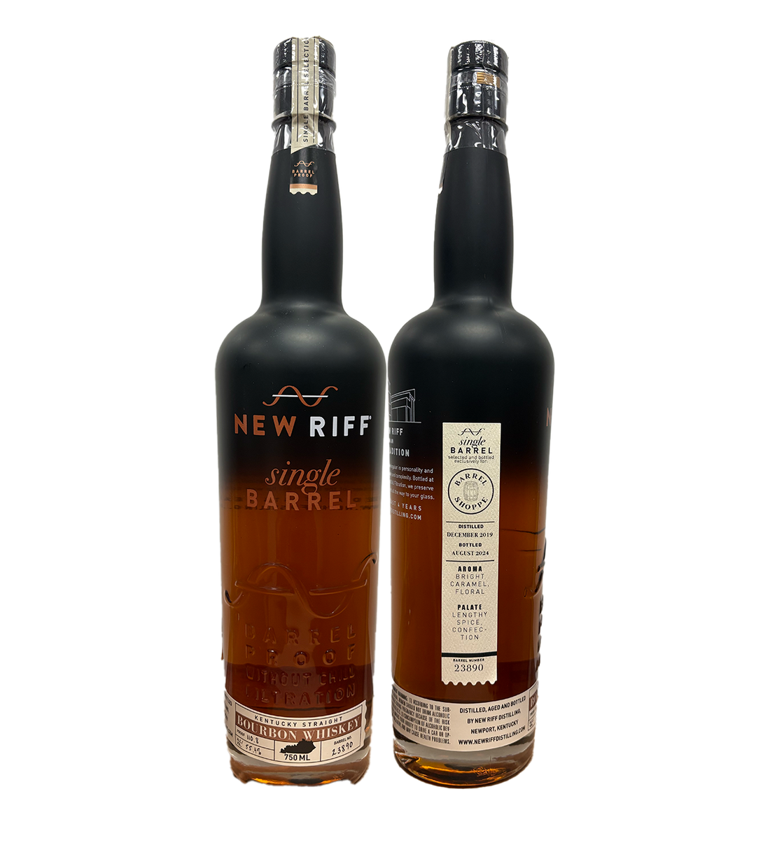 New Riff Single Barrel Bourbon Whiskey Shoppe Exclusive #23890 – Barrel ...