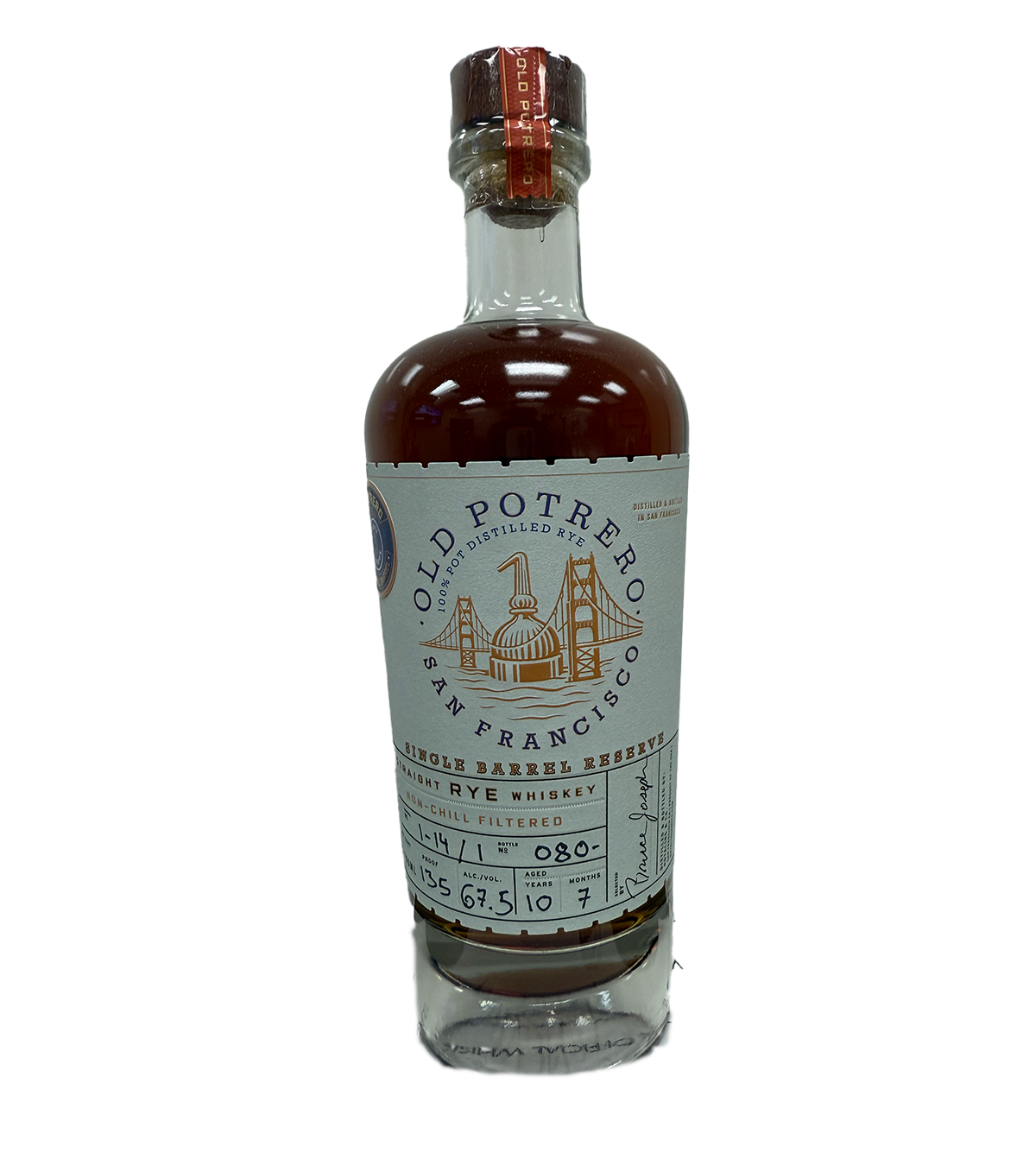Old Potrero Single Barrel Rye 10 Year Shoppe Exclusive – Barrel Shoppe